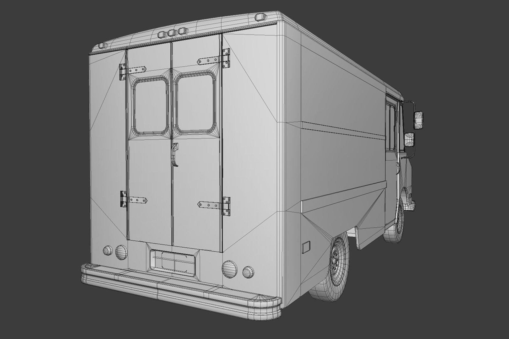 Step Van 3D Model - TurboSquid 1201208