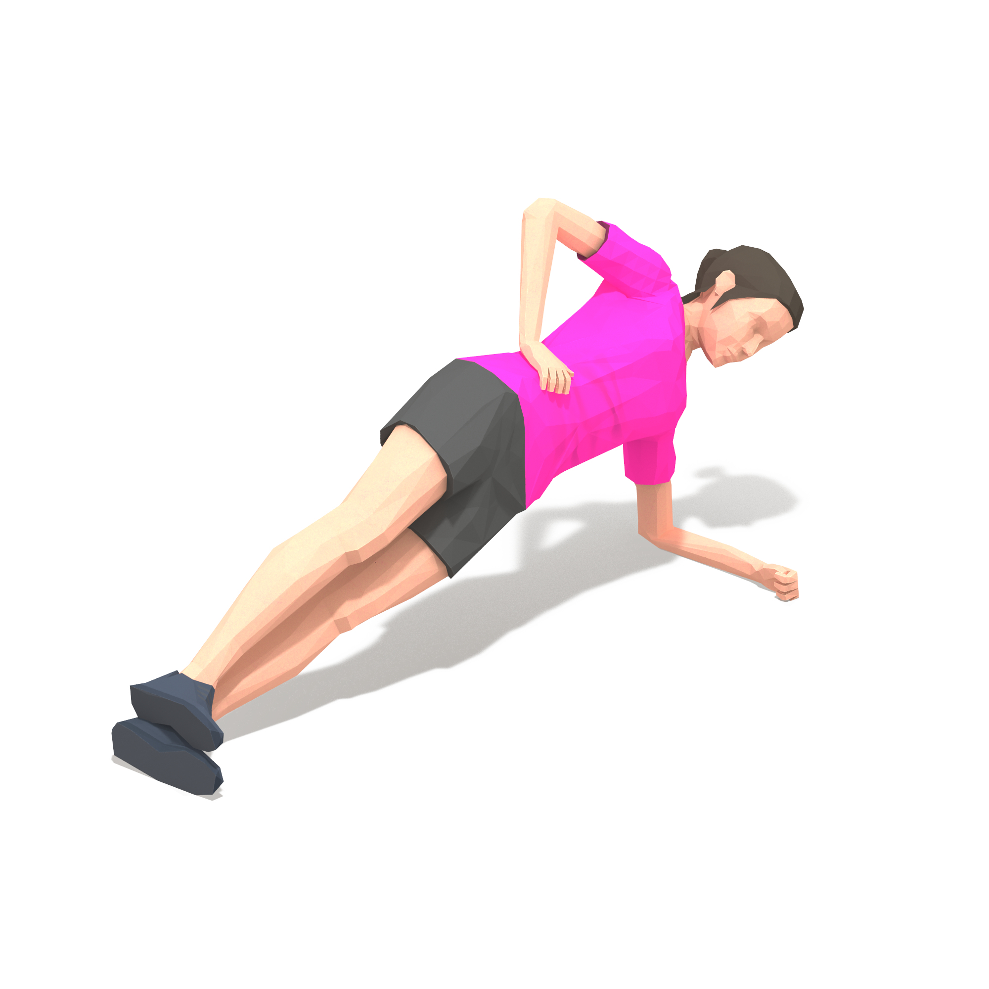3D animations exercise woman - TurboSquid 1706708