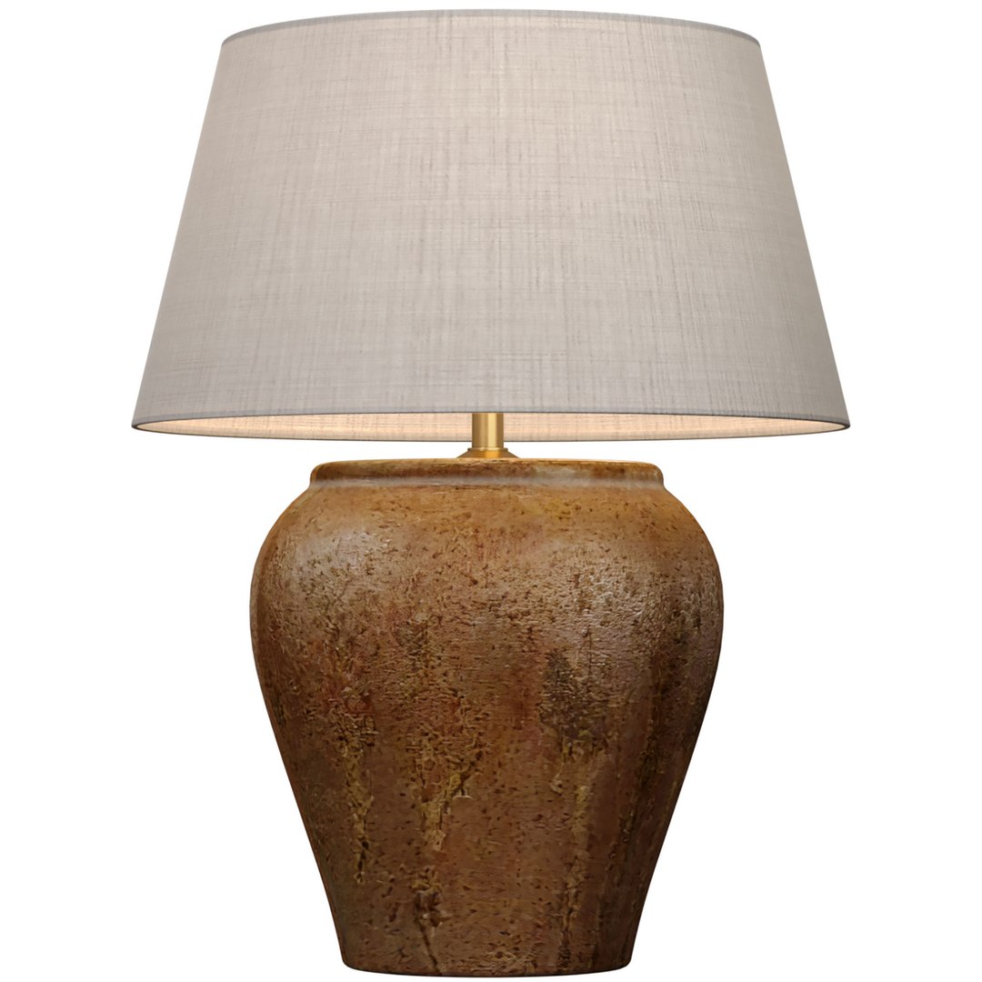 3D Model Chilton Country Rustic Style European Nightstand Table Lamp 3D ...