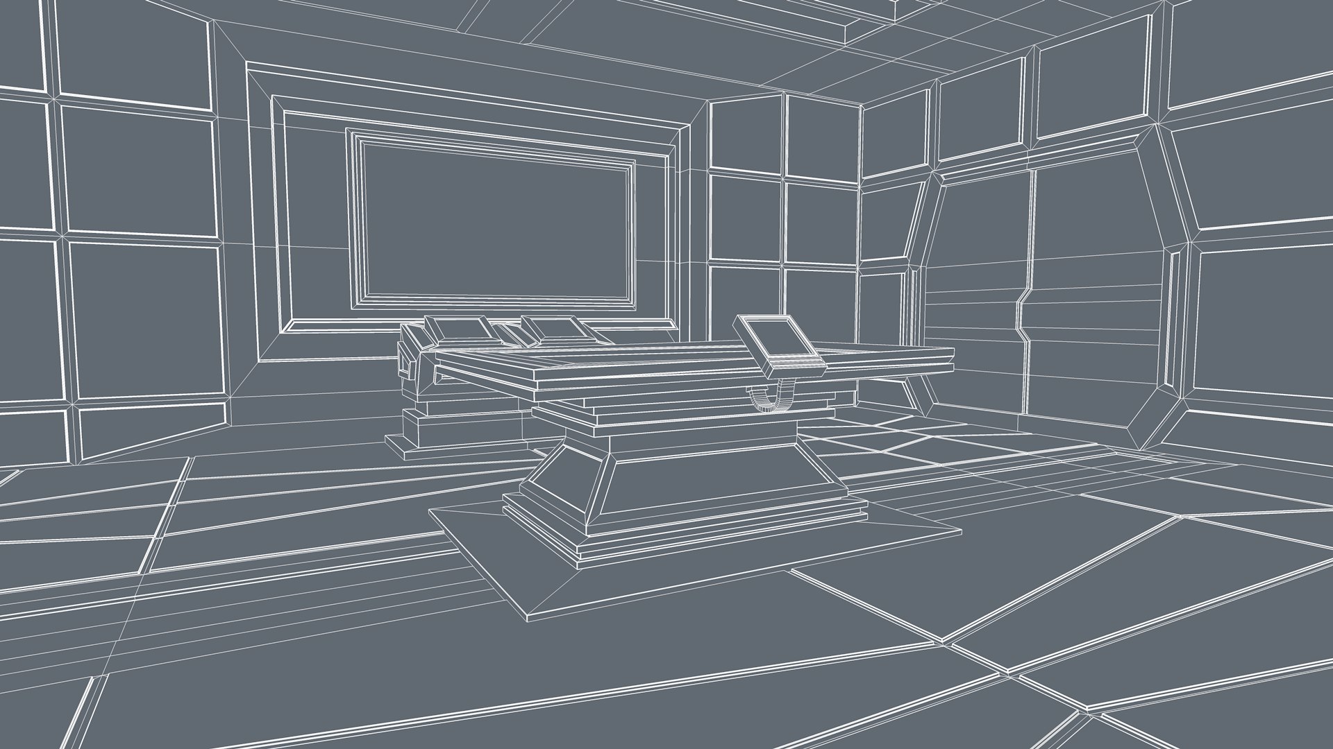 Control Room 3D Model - TurboSquid 2329546