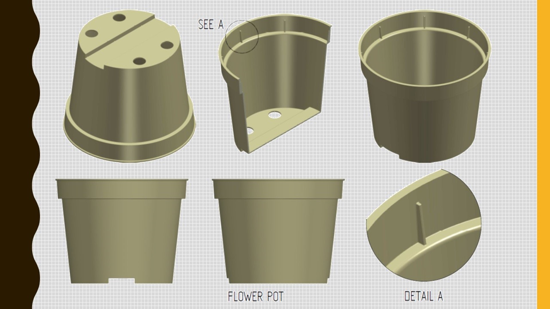 Flower Pot Planter 3D Model - TurboSquid 2257155