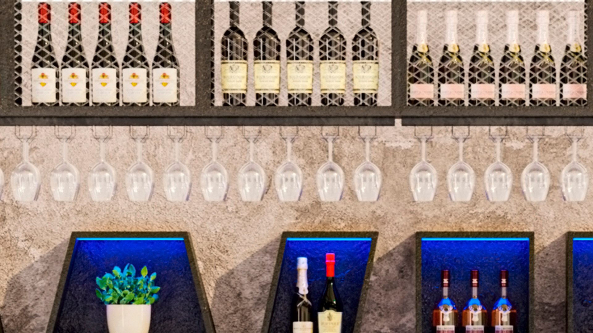 Pub With Neon Lights And Alcohol Collection 3D Model - TurboSquid 2052727