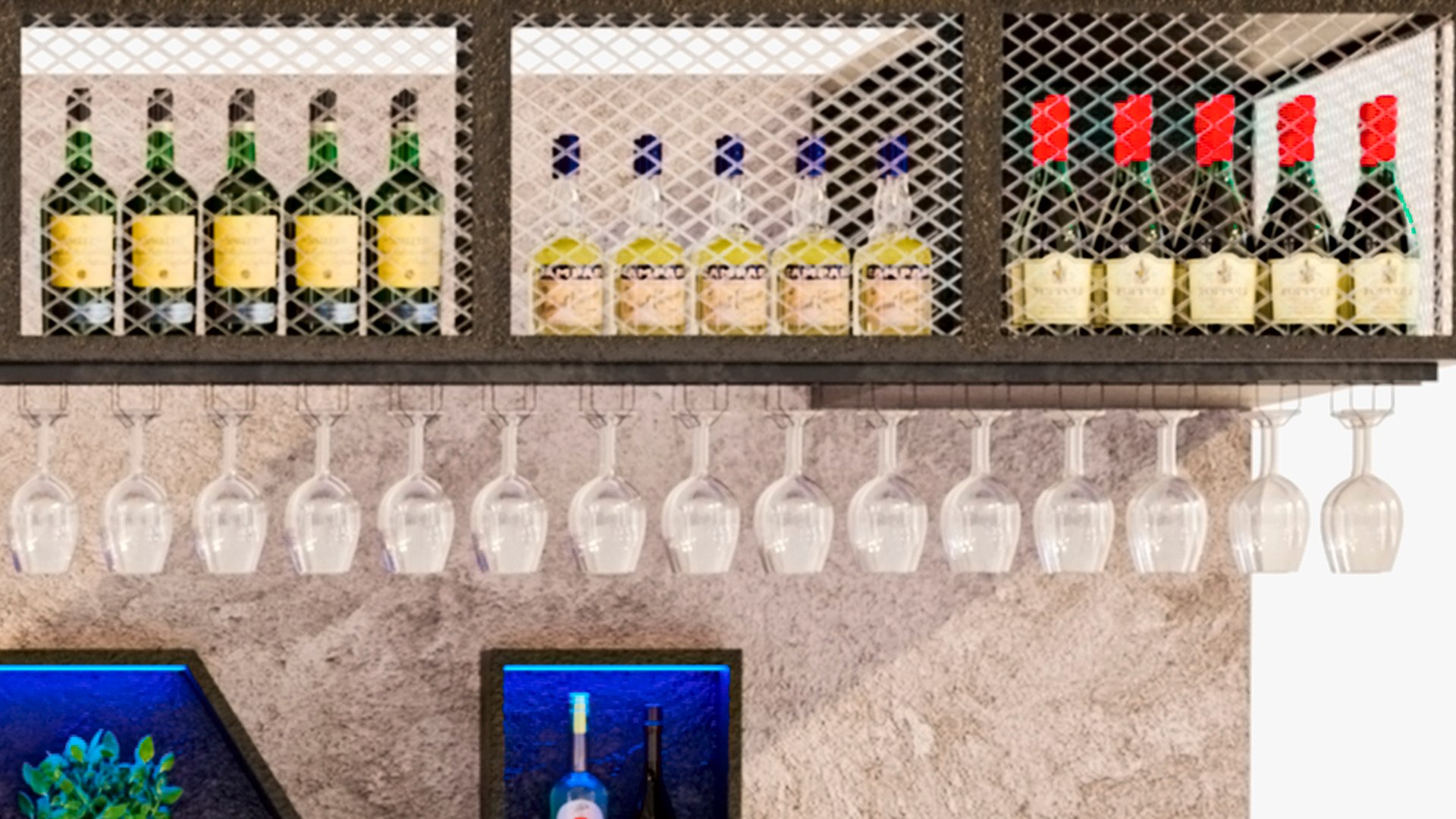 Pub With Neon Lights And Alcohol Collection 3D Model - TurboSquid 2052727