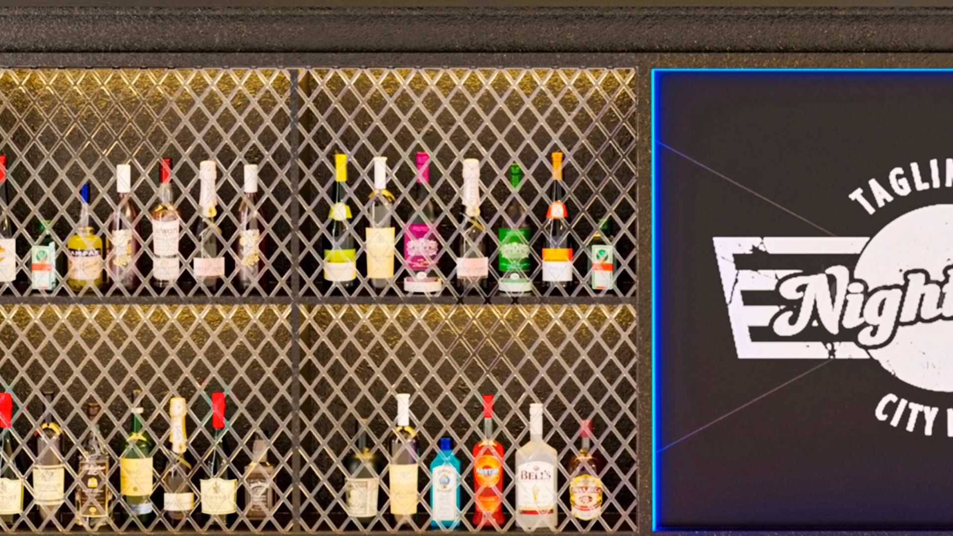 Pub With Neon Lights And Alcohol Collection 3D Model - TurboSquid 2052727