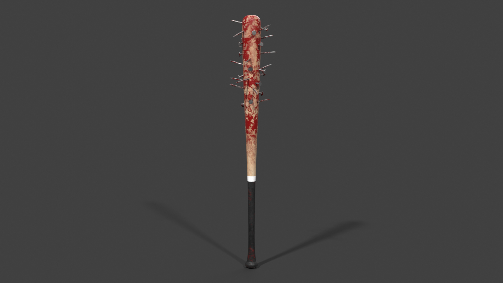 3D Bloody Nailed Baseball Bat - TurboSquid 2225483