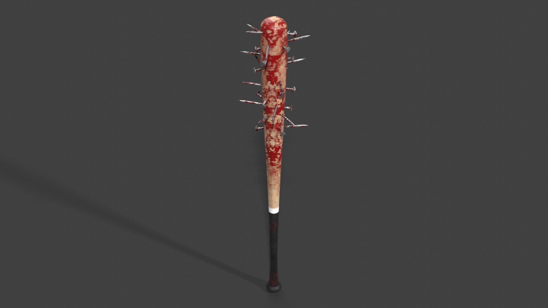 3D Bloody Nailed Baseball Bat - TurboSquid 2225483