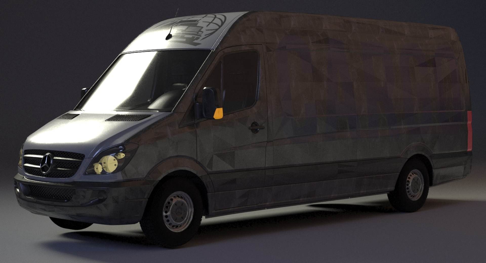 Mercedes Cargo Van 3D Model - TurboSquid 1523460