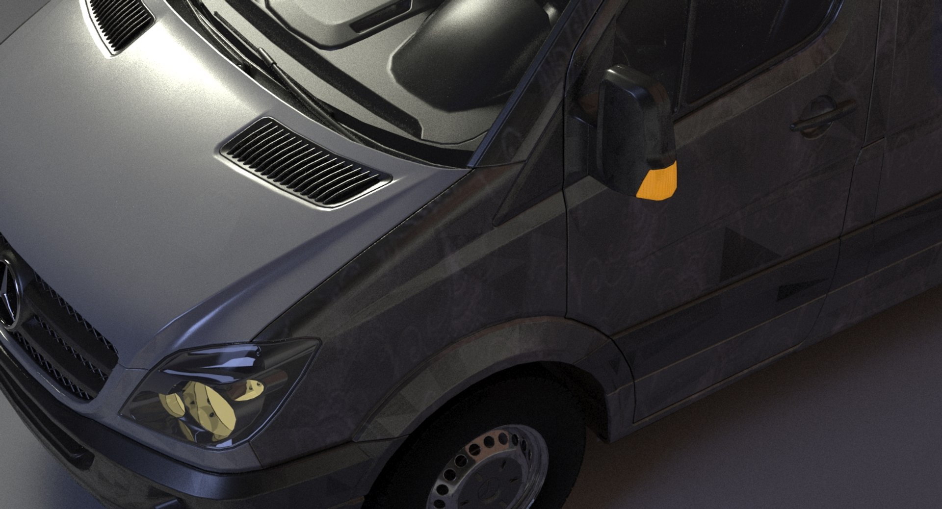 Mercedes Cargo Van 3D Model - TurboSquid 1523460