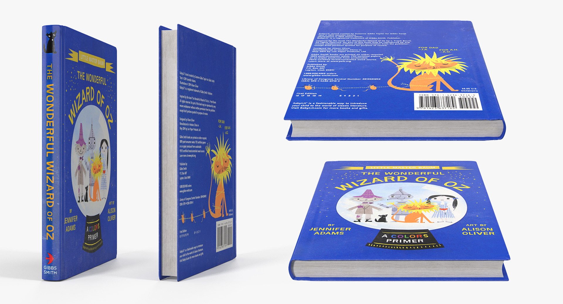 Wizard Oz Childrens Book 3D Model - TurboSquid 1254105