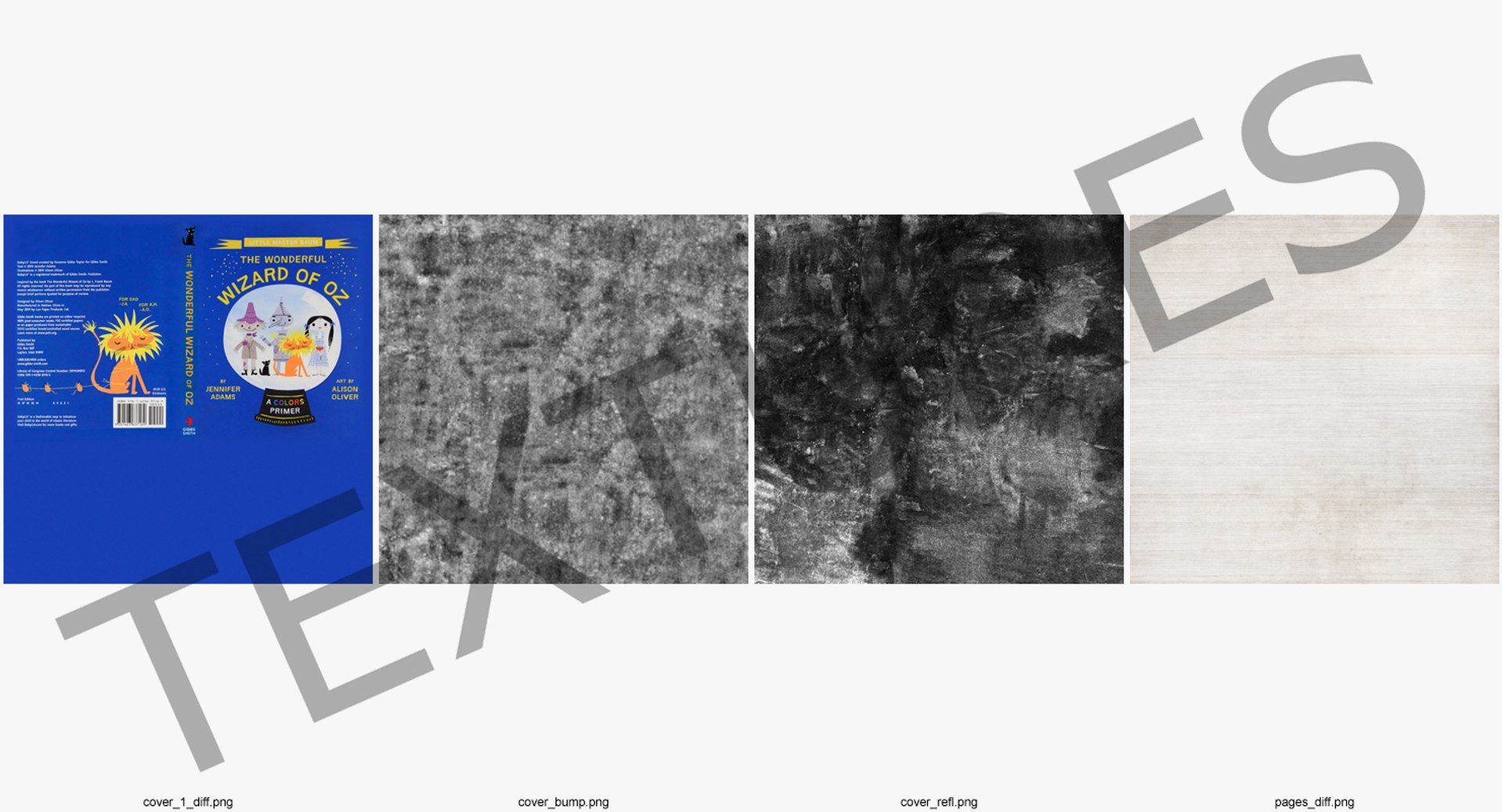 Wizard Oz Childrens Book 3D Model - TurboSquid 1254105