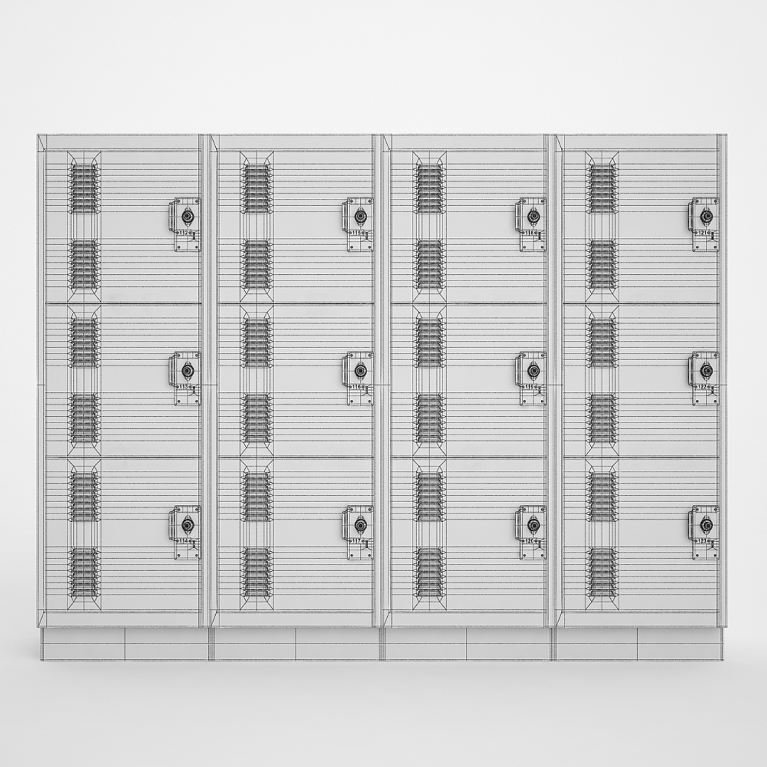 3D Deployable Storage Lockers - TurboSquid 1434988