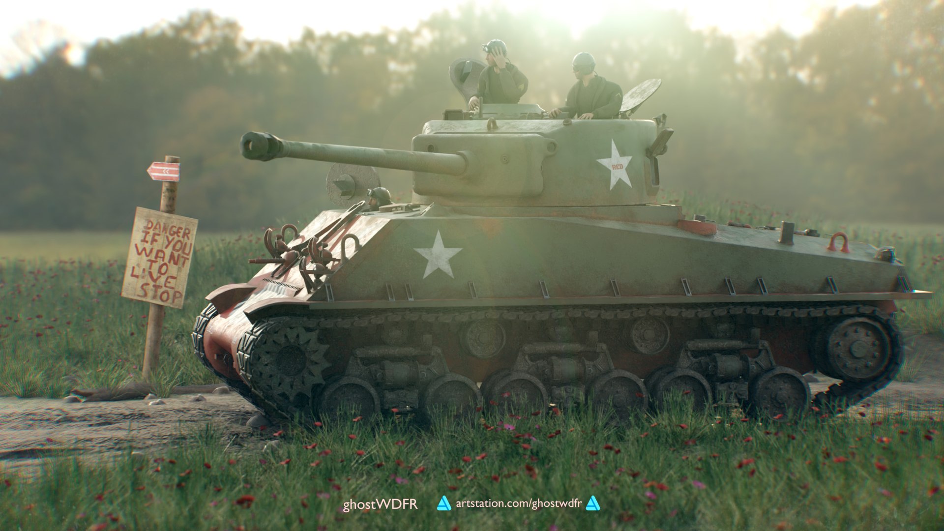 Sherman M4A3 76W with full interior 3D model - TurboSquid 2135209