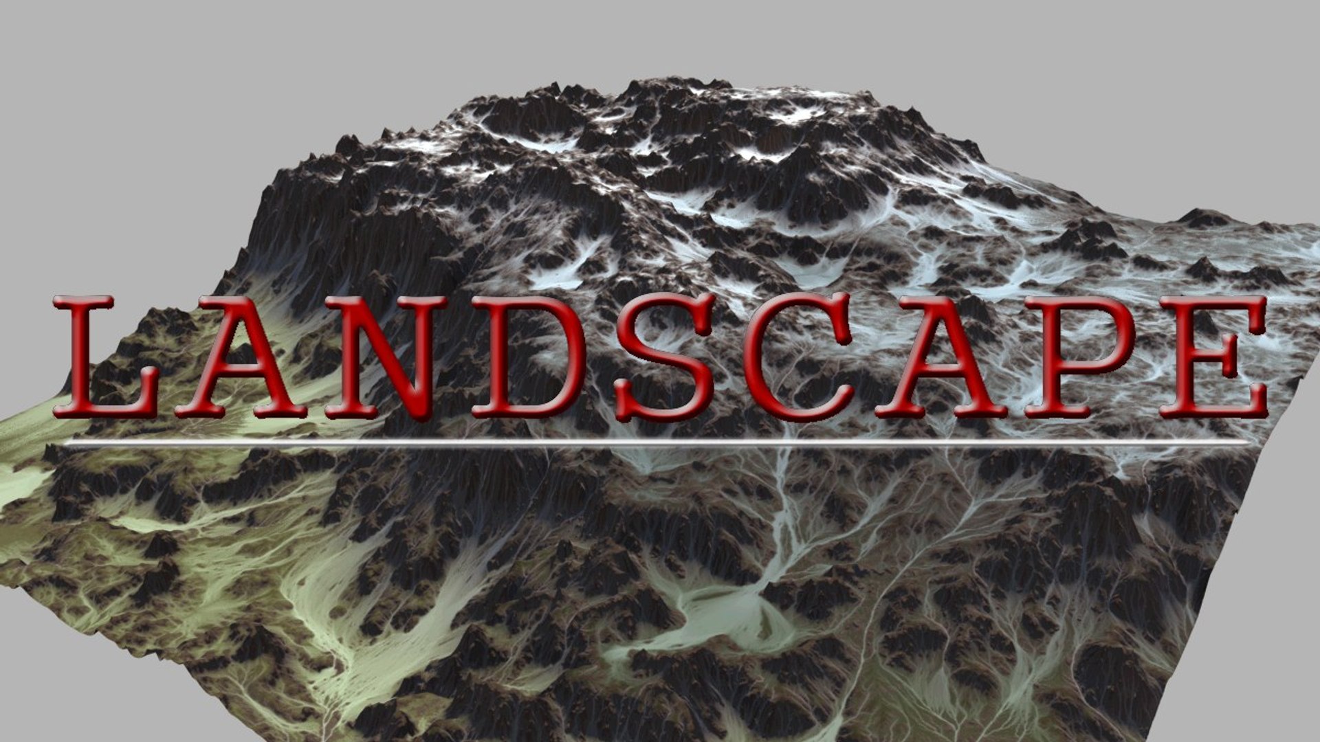 terrain realistic max