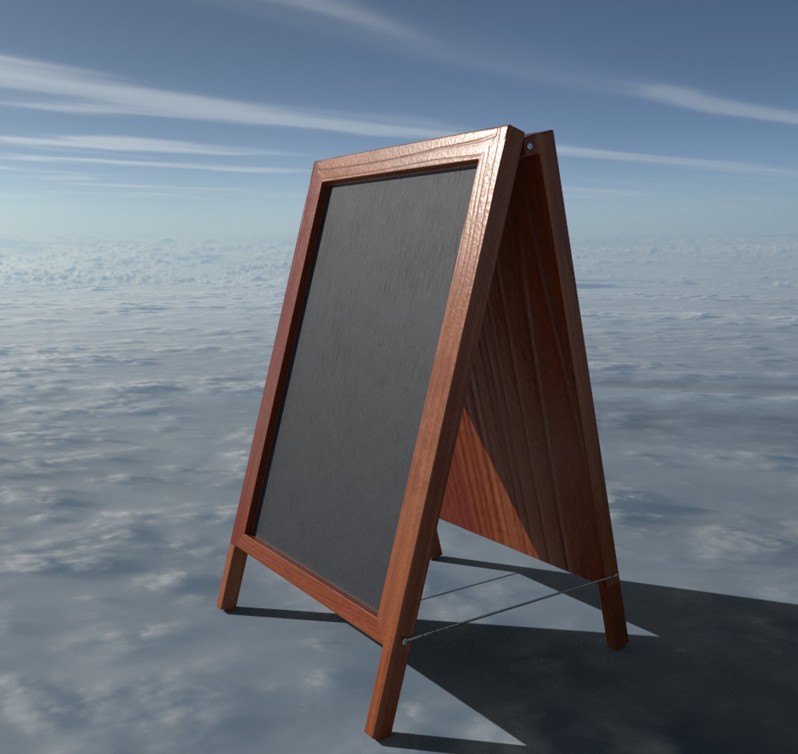 Message board 3D model - TurboSquid 1400440
