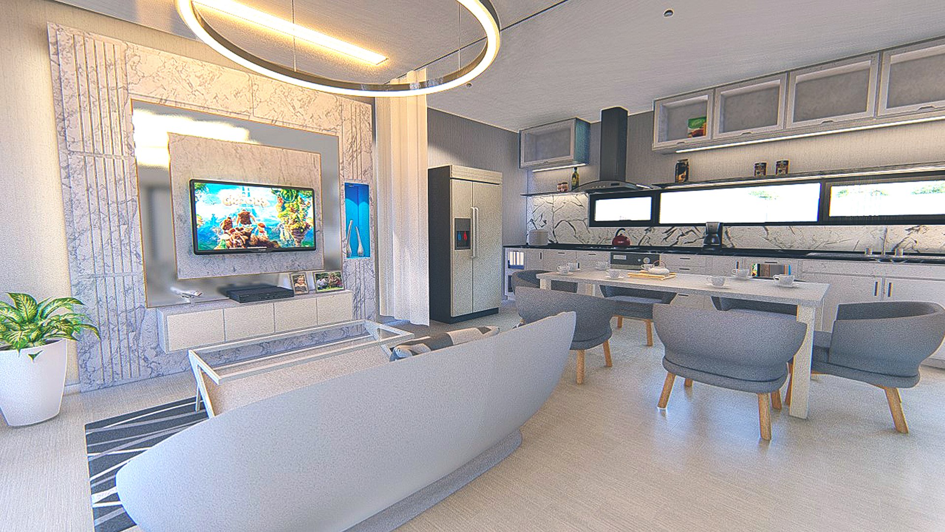 3D 4 STORY MODERN HOUSE ARCHITECTURE - TurboSquid 2105386