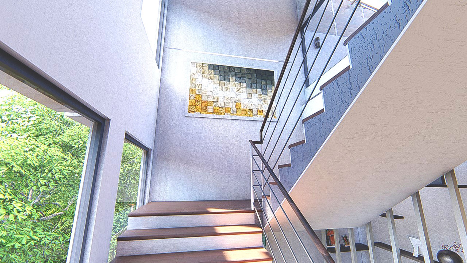 3D 4 STORY MODERN HOUSE ARCHITECTURE - TurboSquid 2105386