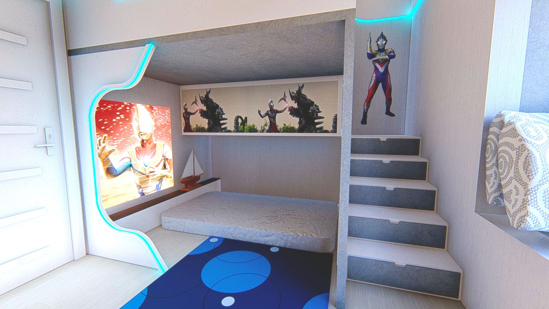 3D 4 STORY MODERN HOUSE ARCHITECTURE - TurboSquid 2105386