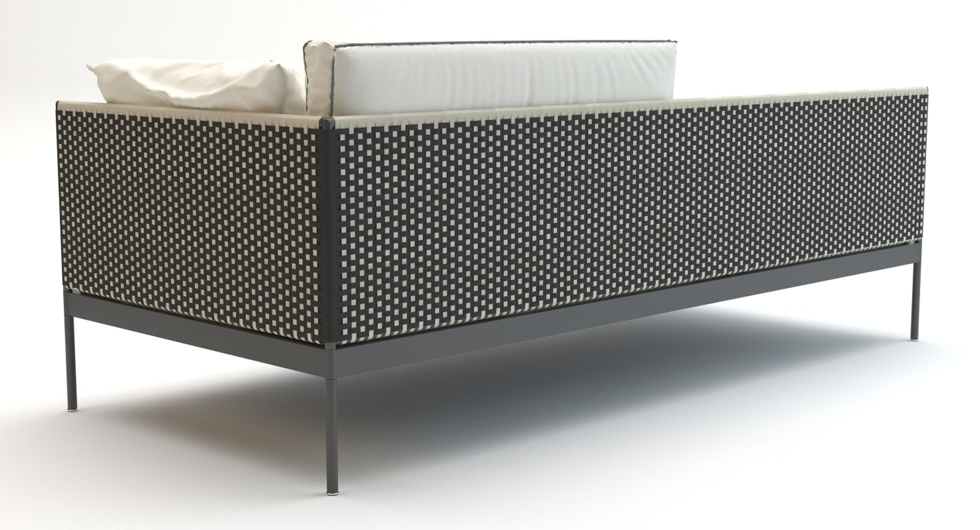 3d Model Roda Basket Sofa Module