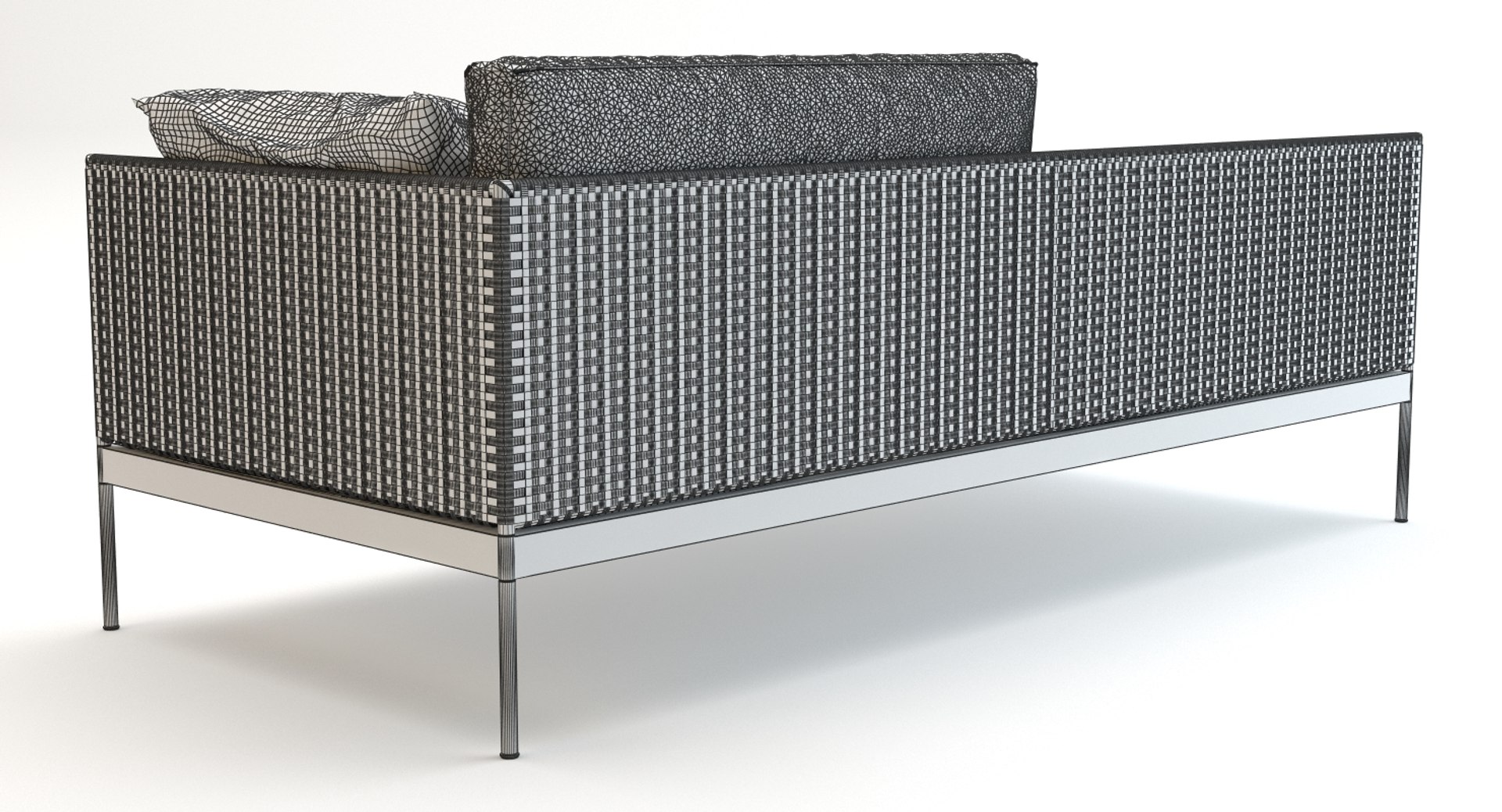 3d Model Roda Basket Sofa Module