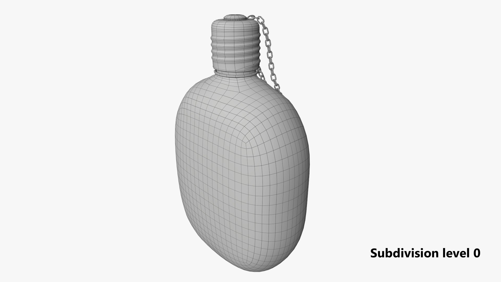 3D Model Military Flask - TurboSquid 1973653
