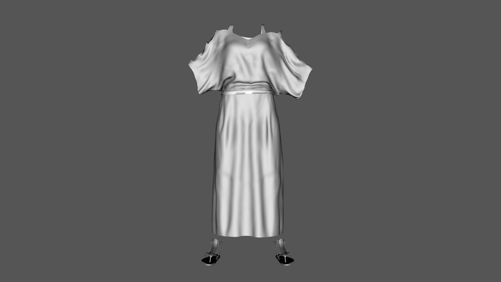 3D Chiton Roman Dress Gown Low-poly 3D Model - TurboSquid 2366474