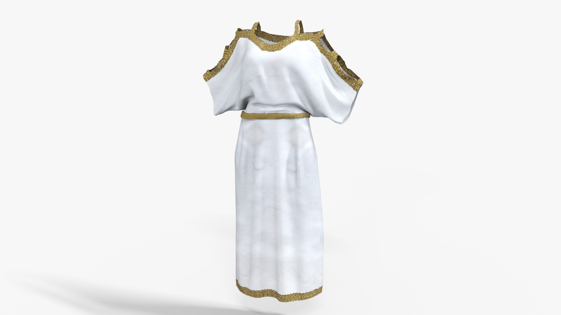 3D Chiton Roman Dress Gown Low-poly 3D Model - TurboSquid 2366474
