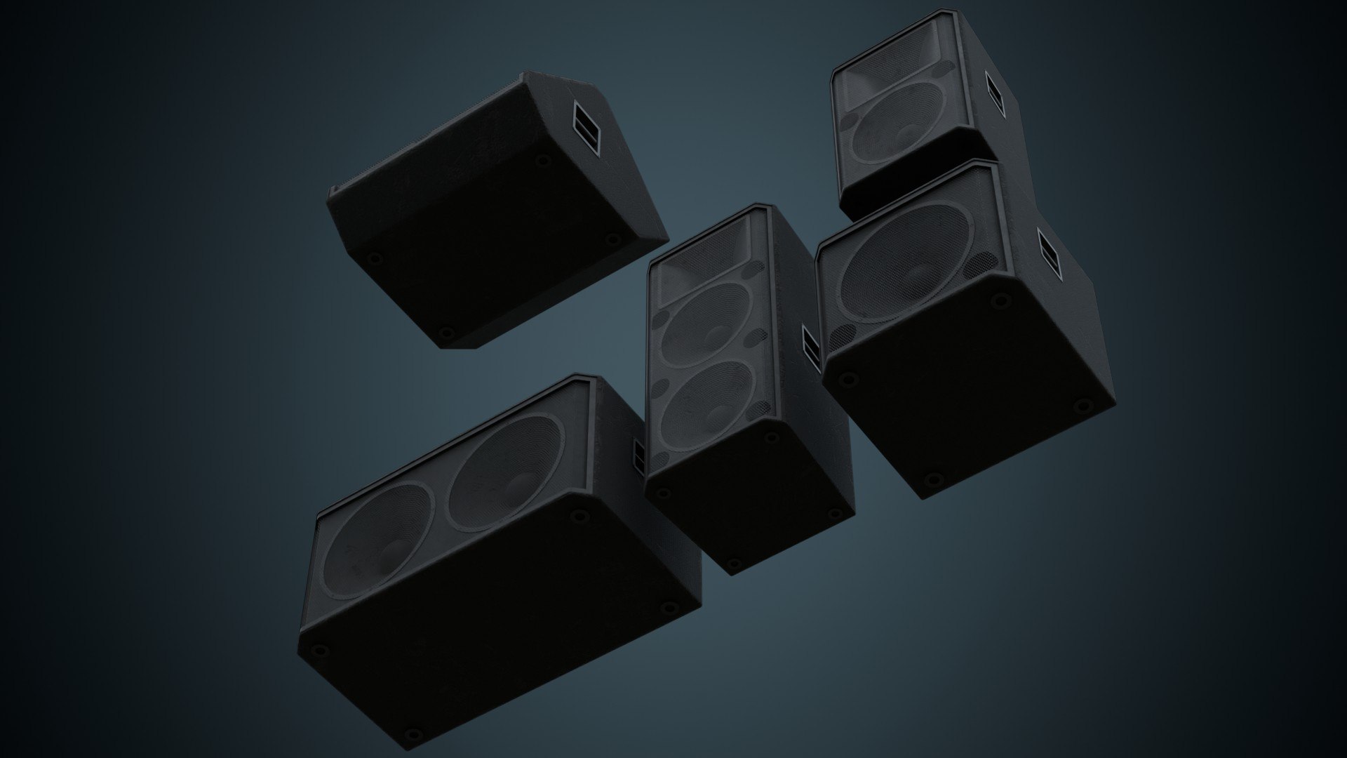 Speaker 2B 3D Model - TurboSquid 2221761