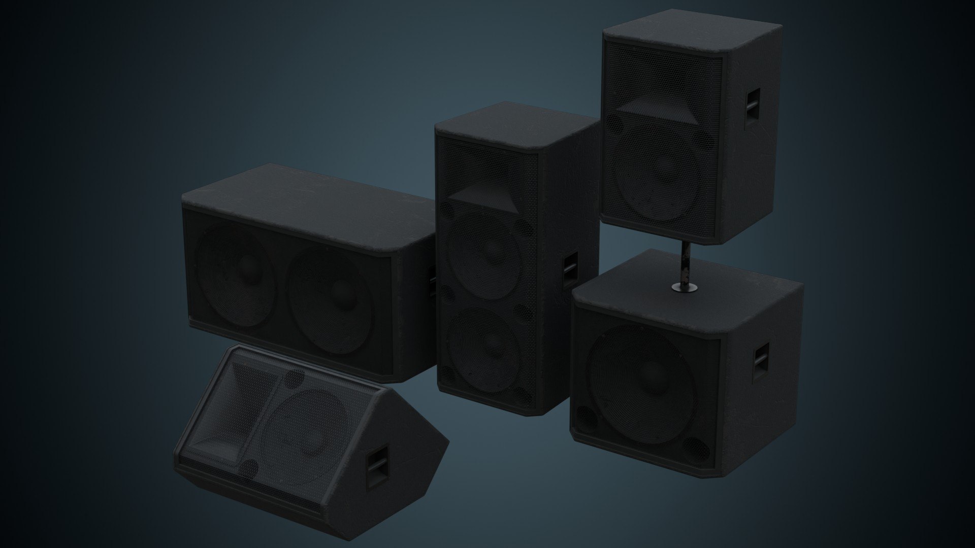 Speaker 2B 3D Model - TurboSquid 2221761