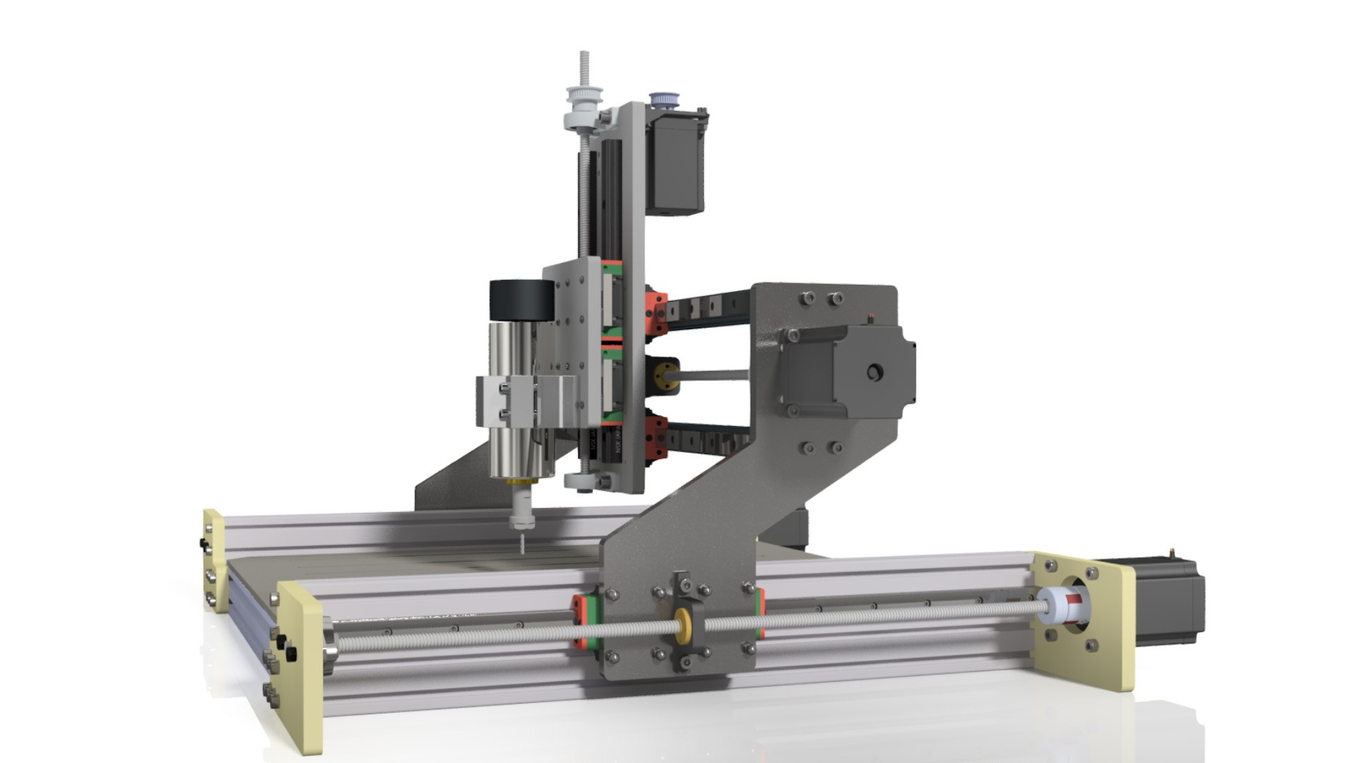 3D Model CNC ROUTER With NEMA23 STEPPER MOTOR - TurboSquid 2259774