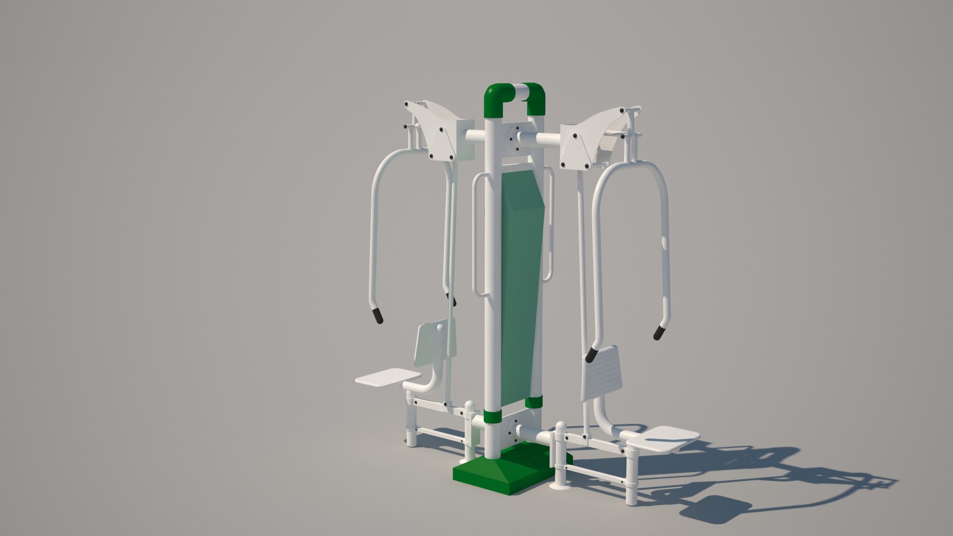 Street Exercise Equipment Set-04 Model - TurboSquid 2146951