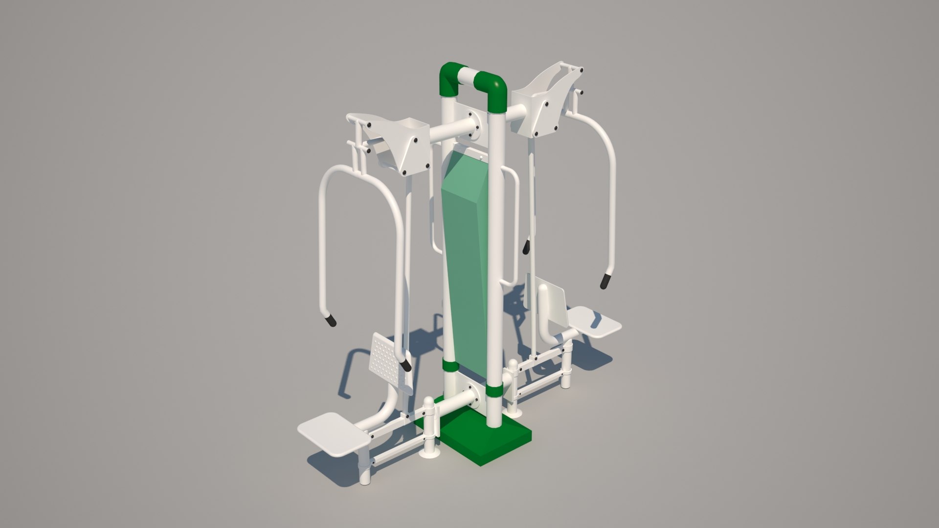 Street Exercise Equipment Set-04 Model - TurboSquid 2146951