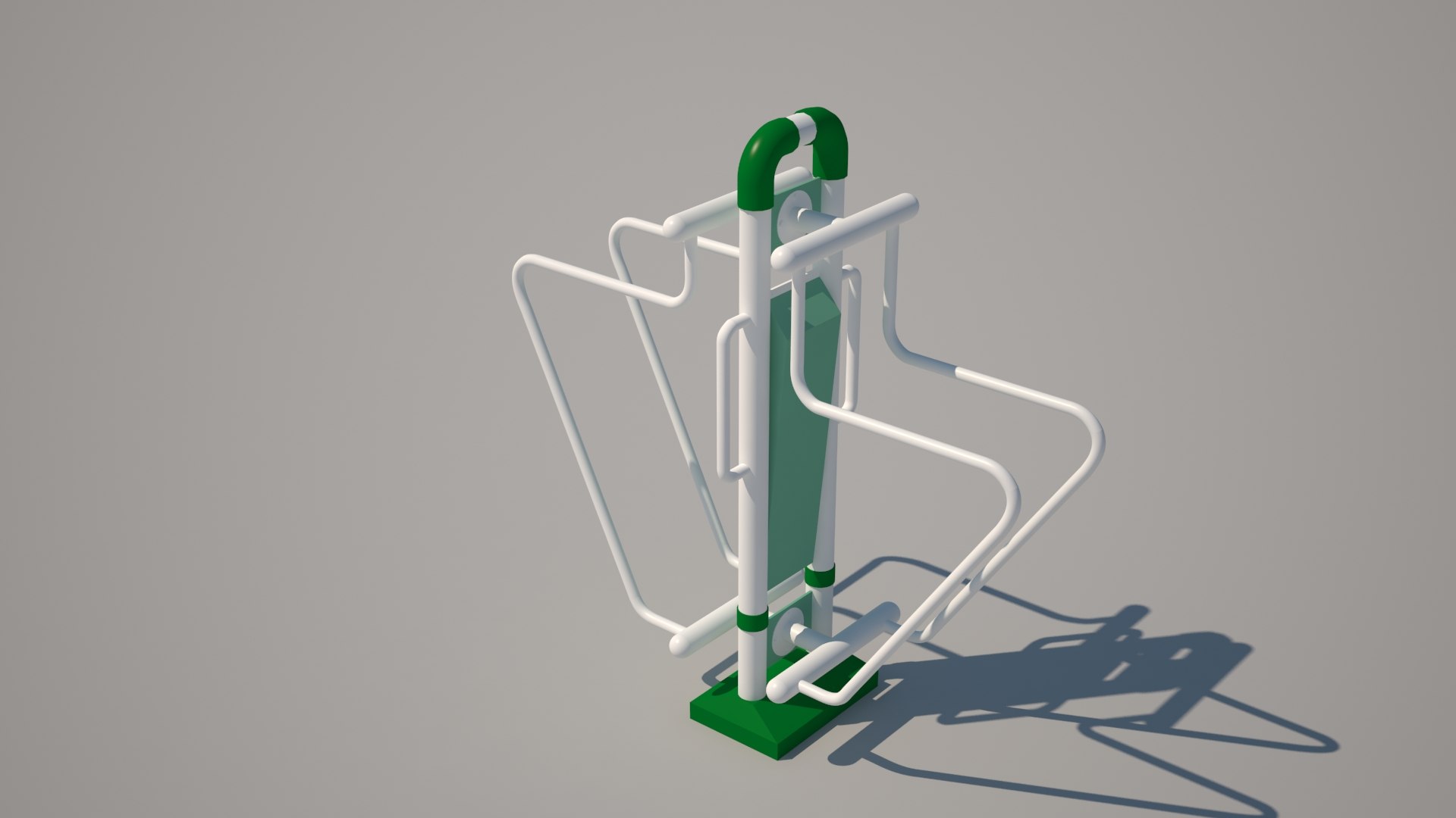 Street Exercise Equipment Set-04 Model - TurboSquid 2146951