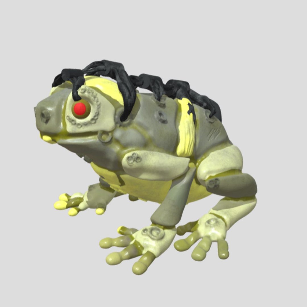 3D Model Cyber Frog - TurboSquid 1546633