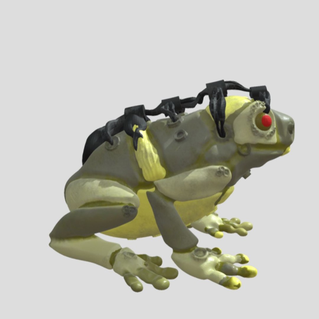 3D Model Cyber Frog - TurboSquid 1546633