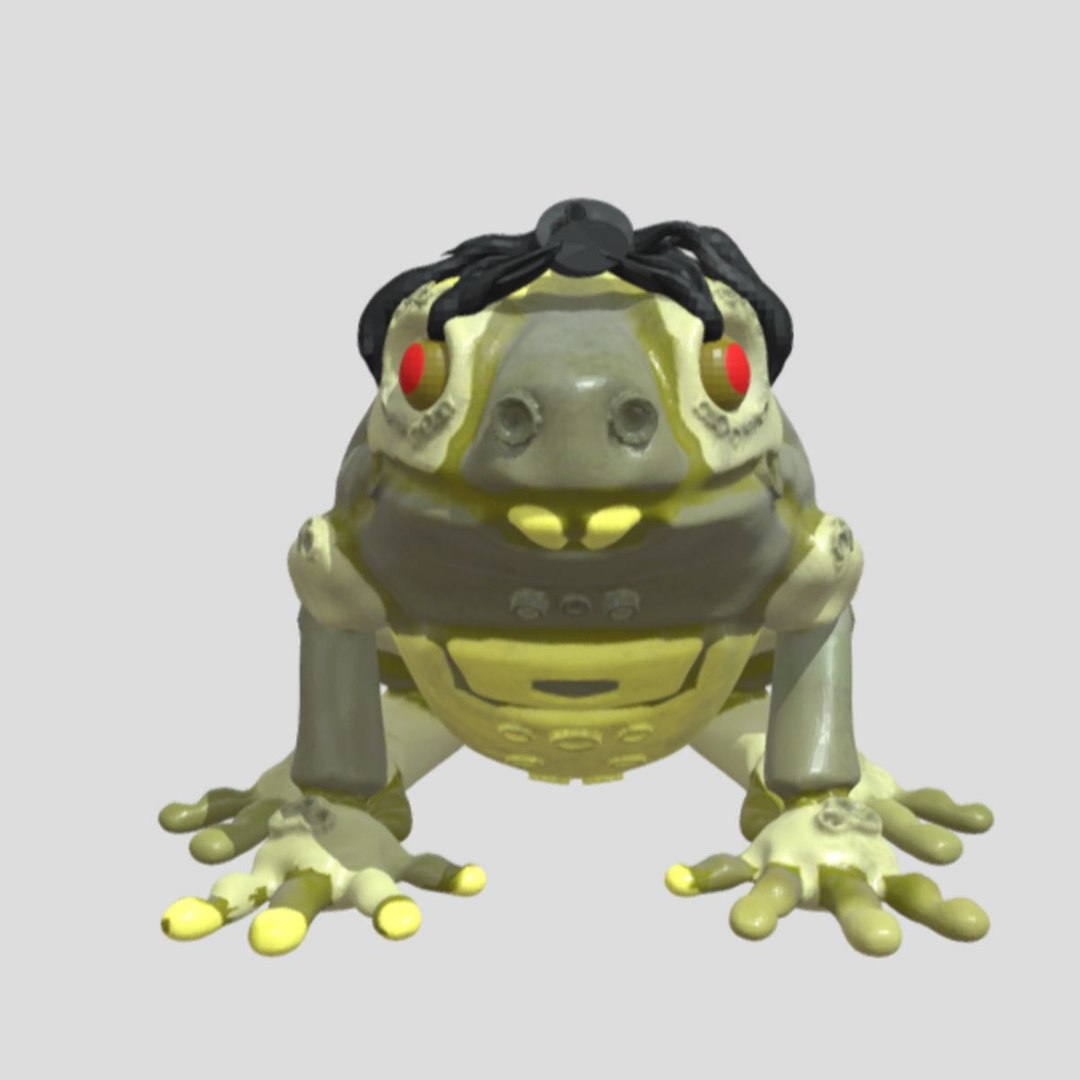 3D Model Cyber Frog - TurboSquid 1546633