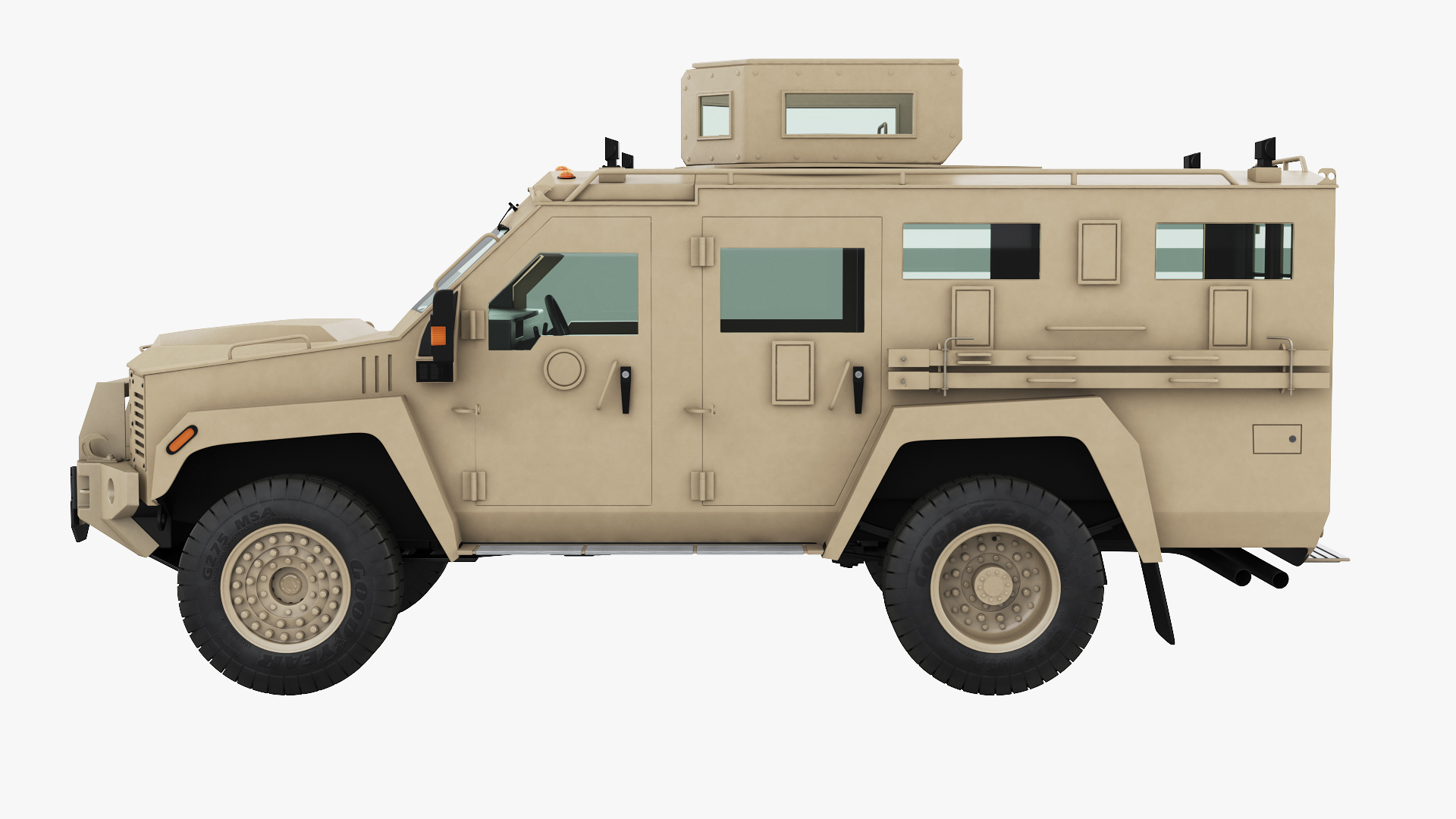 3D Lenco BearCat G3 - Off Road Armored Vehicle Dust - TurboSquid 1901955