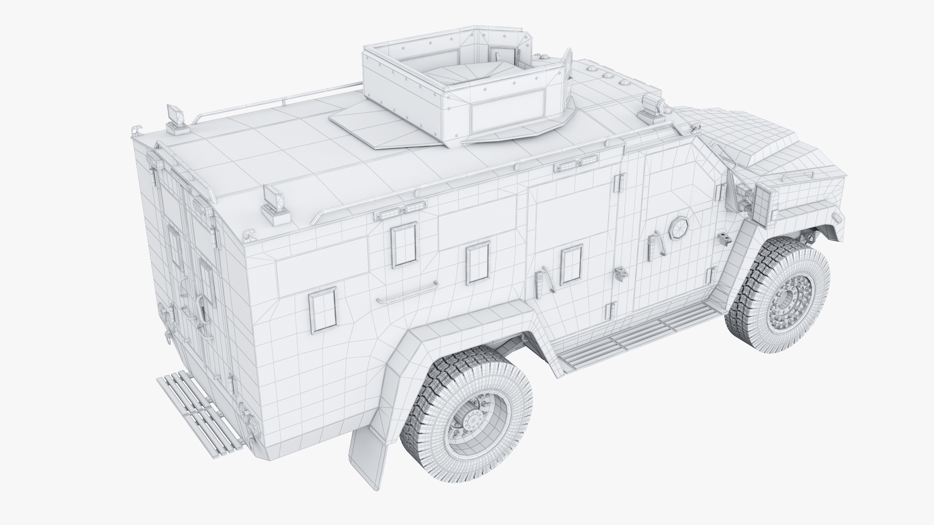 3D Lenco BearCat G3 - off Road Armored Vehicle Dust - TurboSquid 1901955