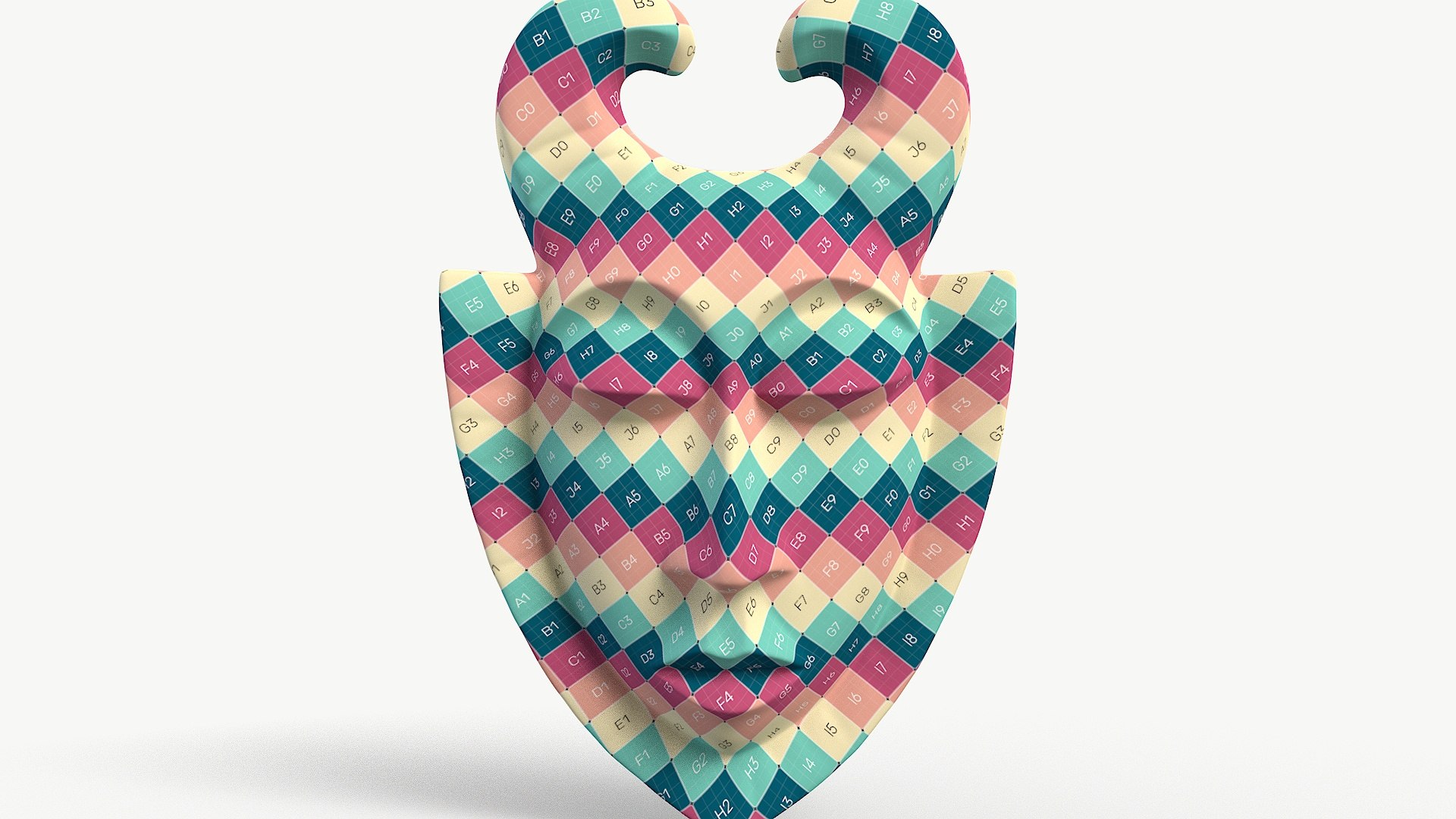 3D African Mask 003 Textured Model - TurboSquid 2306728