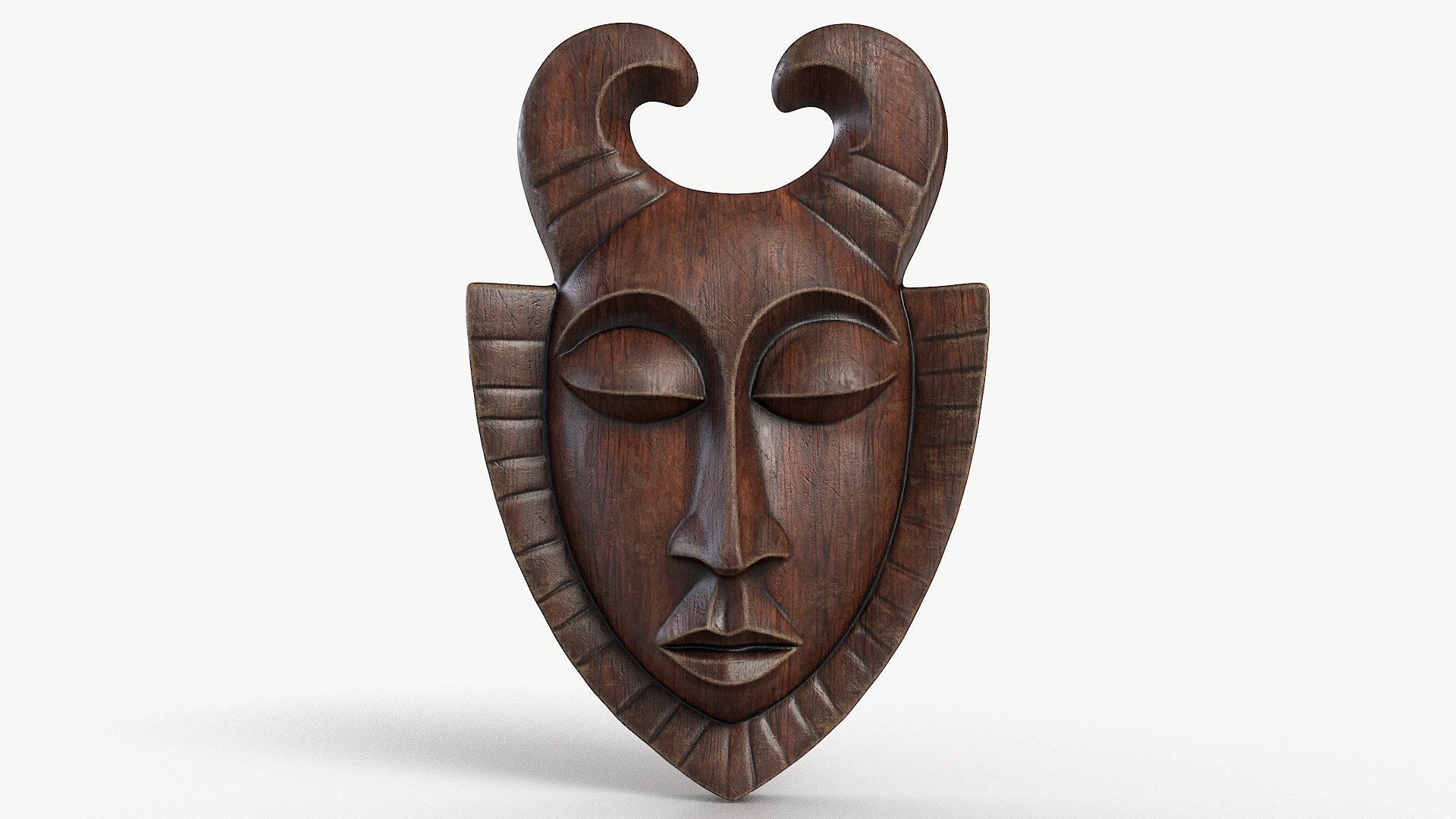 3D African Mask 003 Textured Model - TurboSquid 2306728