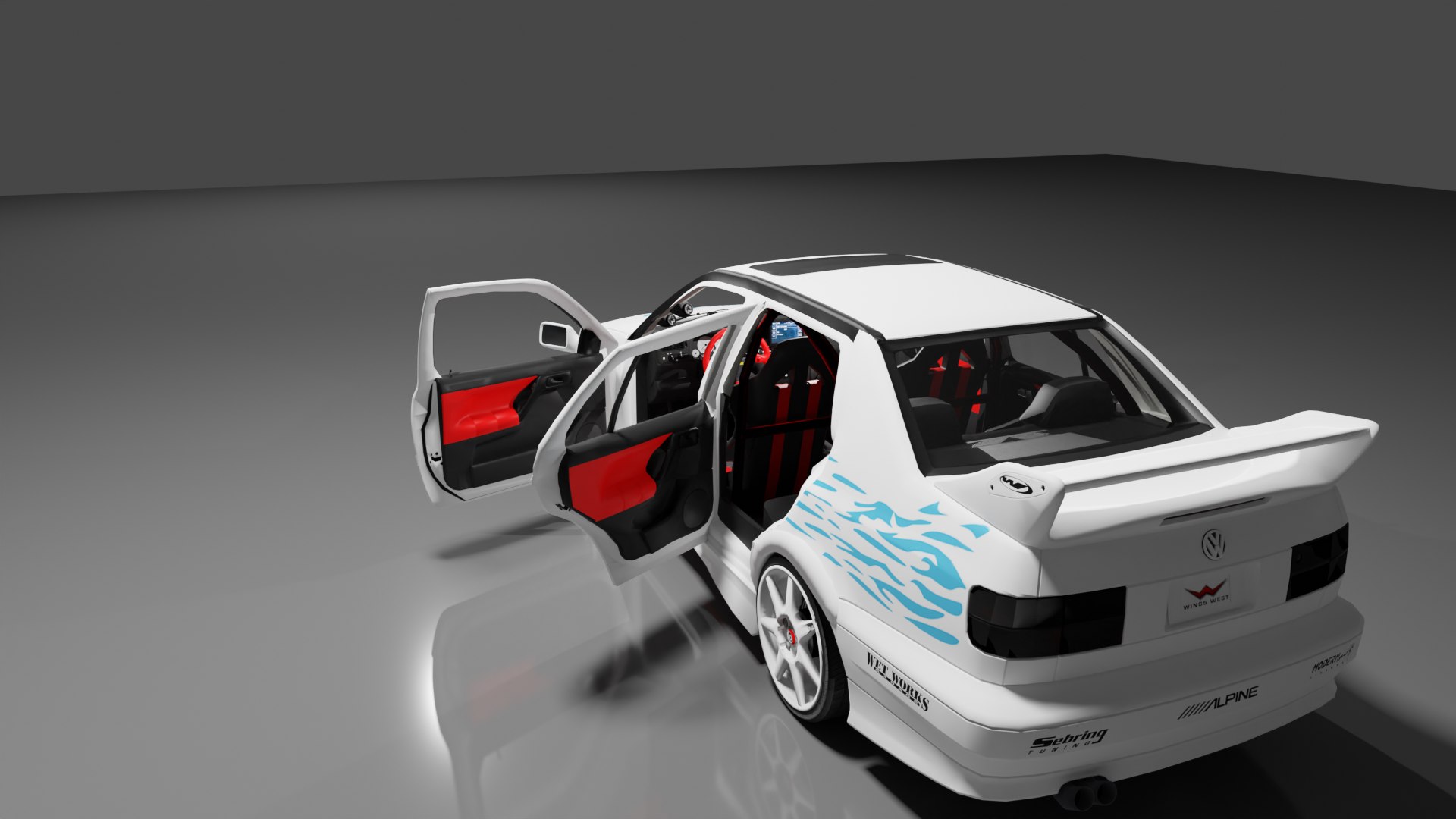 1995 Volkswagen Jetta 3D - TurboSquid 2211274