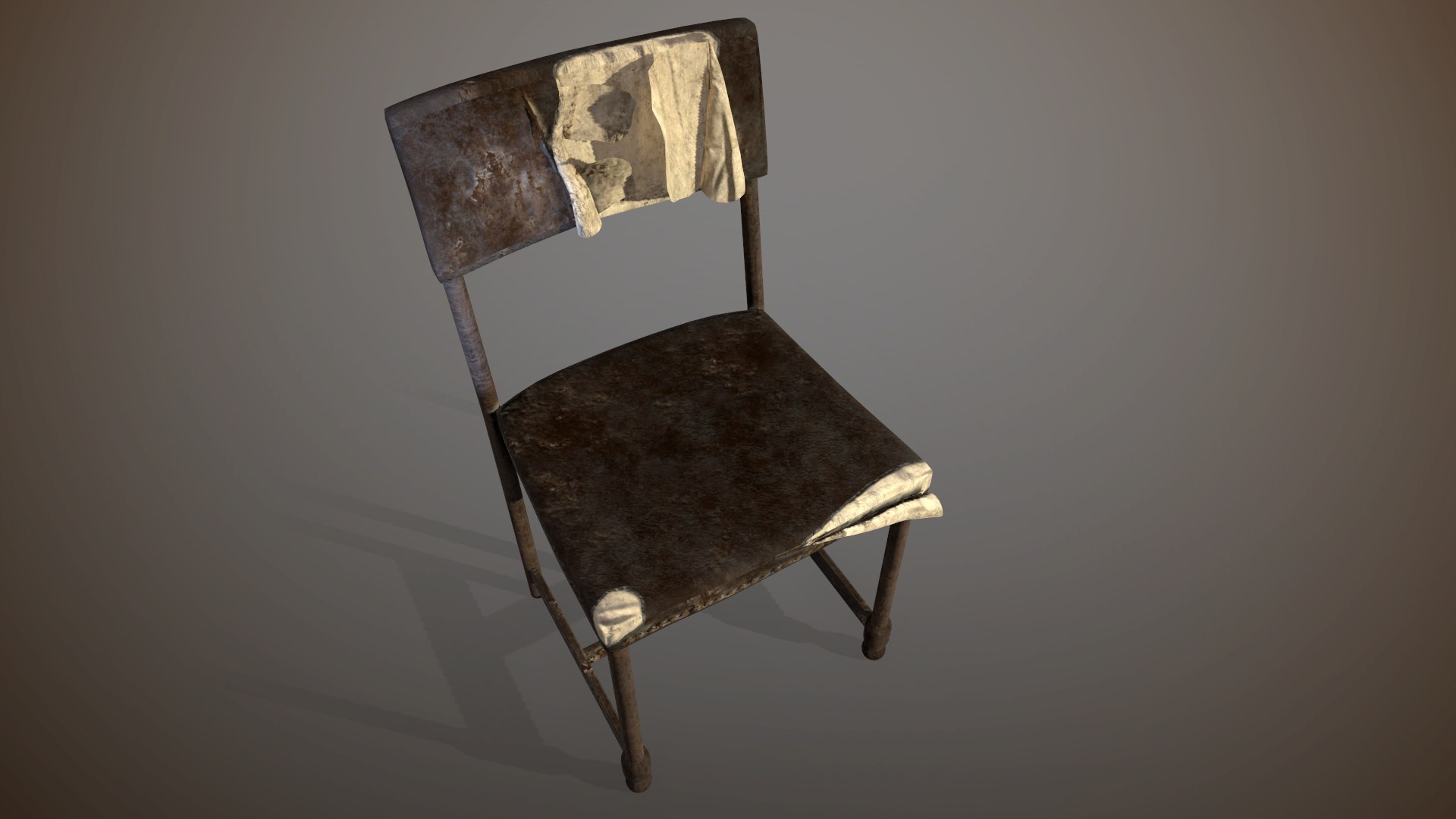 Old Chair Scratch Model - TurboSquid 1302835