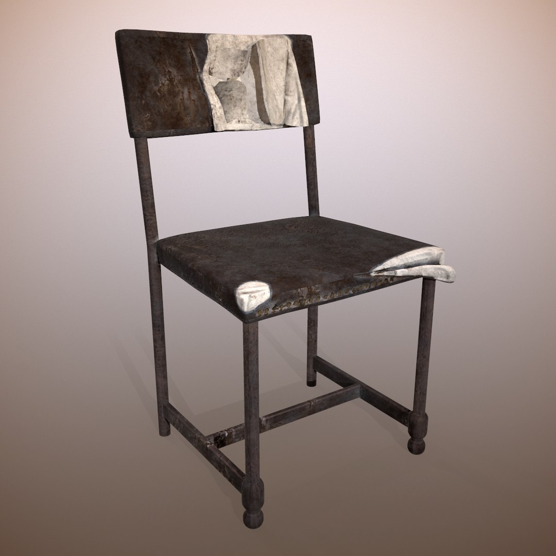 Old Chair Scratch Model - TurboSquid 1302835