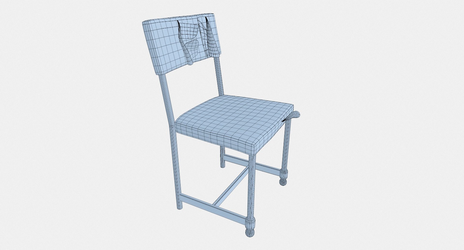 Old Chair Scratch Model - TurboSquid 1302835