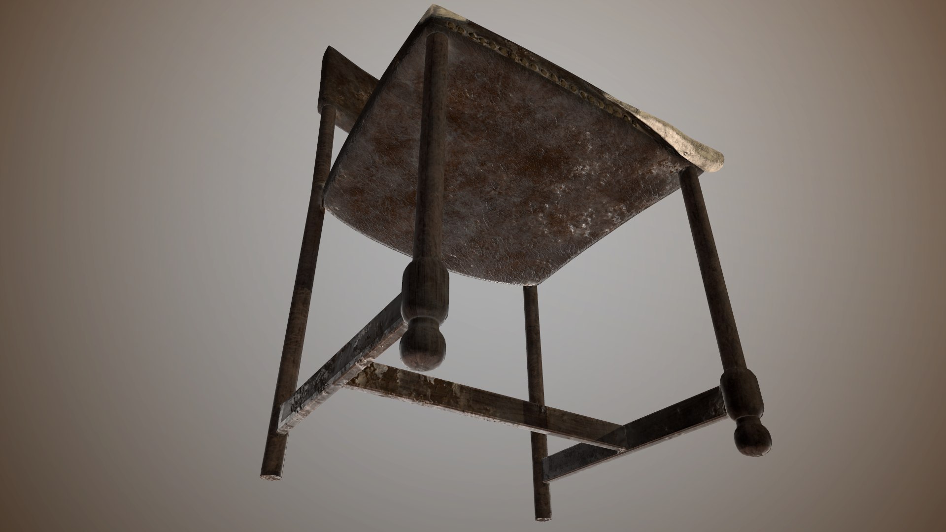 Old Chair Scratch Model - TurboSquid 1302835