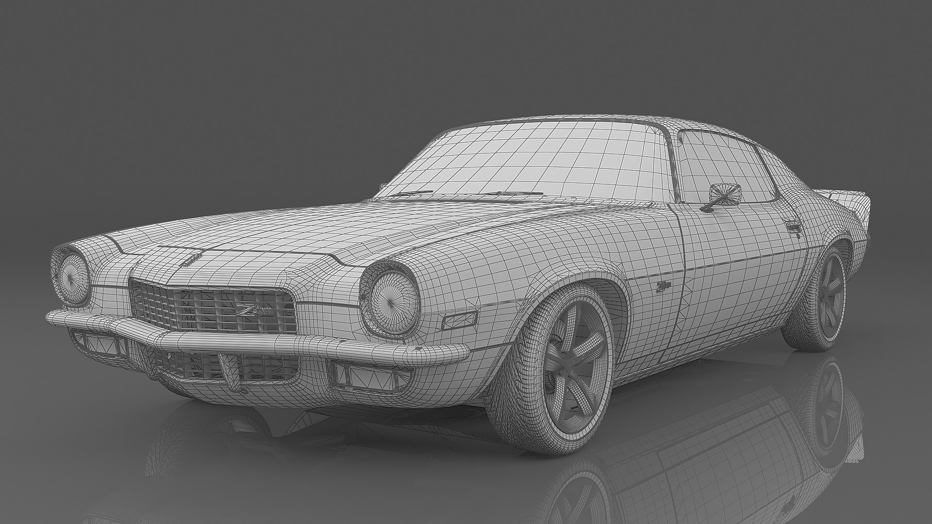3D model 1970 Chevrolet Camaro Z28 - TurboSquid 2153304