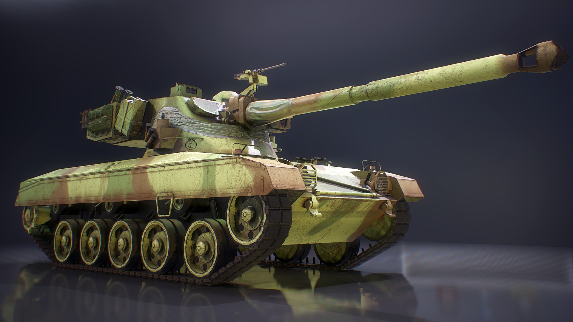 SK105A2S kurassier 3D-Modell - TurboSquid 1764246