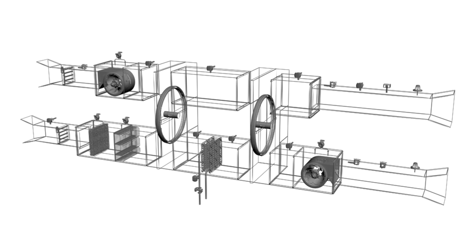 Fresh Air Handling Unit Model - TurboSquid 1270551