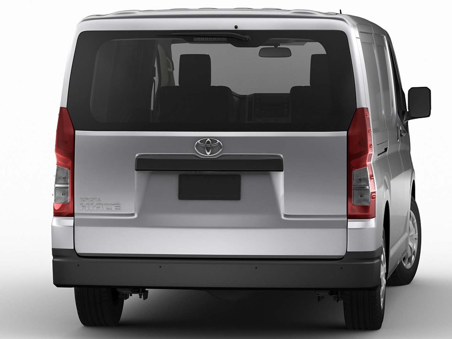 Toyota Hiace Van Model - TurboSquid 1425726