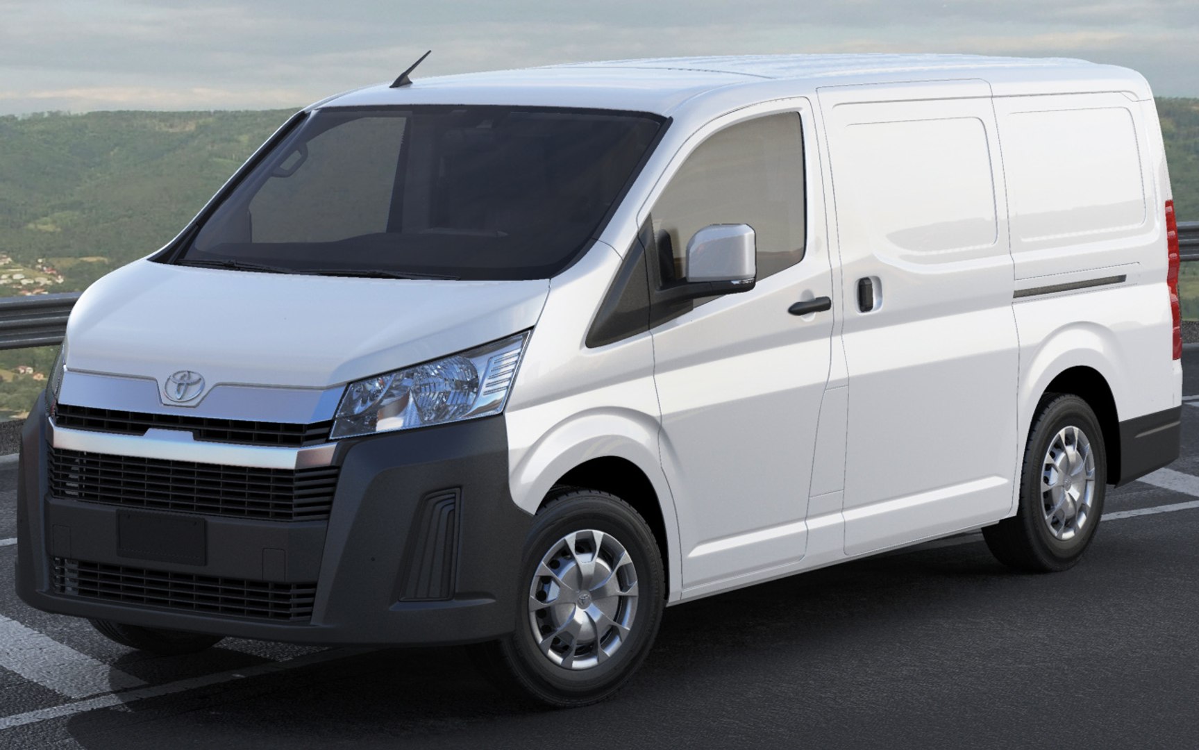 Toyota Hiace Van Model - TurboSquid 1425726