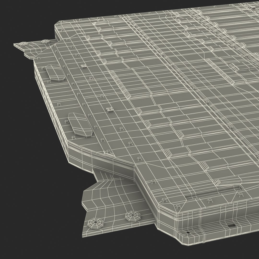 3d model tesla s battery pack